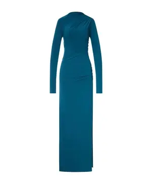 Andamane Sophie Draped Maxi Dress - Malachite