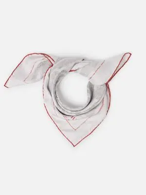 Jacquemus Printed Scarf - White
