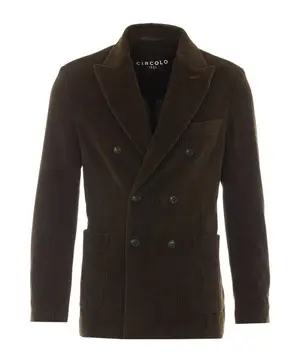 CIRCOLO 1901 Double-breasted Corduroy Blazer
