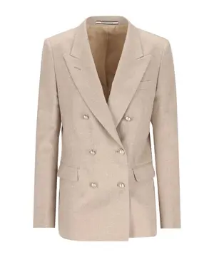 Tagliatore Double-breasted Peak Lapel Blazer