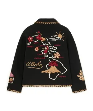 Alanui Remember Me Jacket - Black/camel