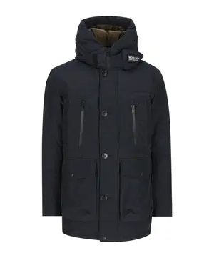 Woolrich Hooded Zip-front Coat