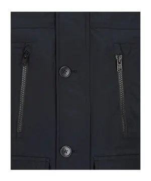 Woolrich Hooded Zip-front Coat