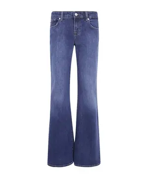7 For All Mankind Low-rise Flared Jeans
