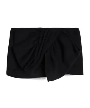7 For All Mankind Bow Detail Mini Skirt