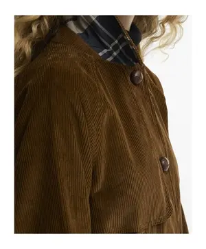 Barbour Corduroy Belted Trench Coat
