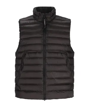 C.P. COMPANY Sleeveless Down Vest - Black