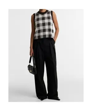 Barbour Gingham Knit Waistcoat