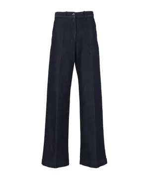 NINE:INTHE:MORNING Wide Leg Belt-loop Jeans