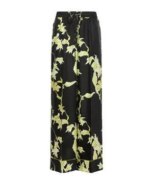 Sportmax Elastic Waist Pajama Pants