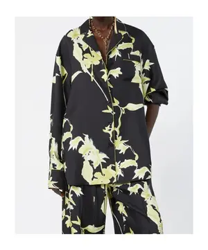 Sportmax Printed Long Sleeve Shirt