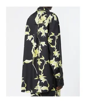 Sportmax Printed Long Sleeve Shirt