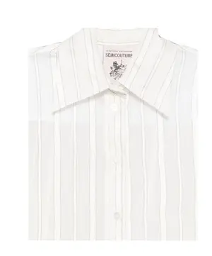 SEMICOUTURE Striped Long-sleeve Shirt