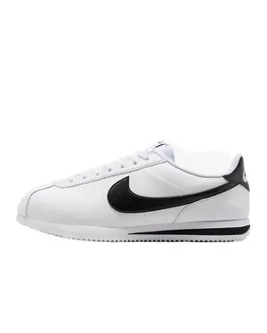 Nike Cortez 23 Logo Detailed Low-top Sneakers - White/black
