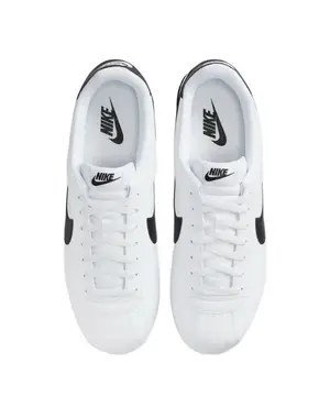 Nike Cortez 23 Logo Detailed Low-top Sneakers - White/black
