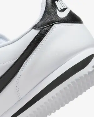 Nike Cortez 23 Logo Detailed Low-top Sneakers - White/black