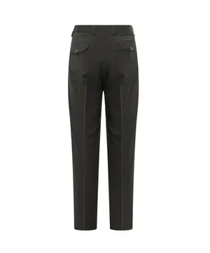 LANEUS Casual Trousers With Belt Loops