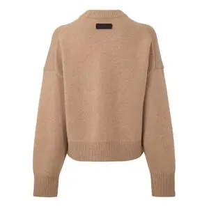 Barbour Crewneck Logo Knit Sweater
