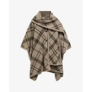Barbour Checked Cape-style Jacket