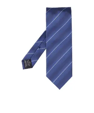 TOM FORD Pointed-tip Tie - Blue