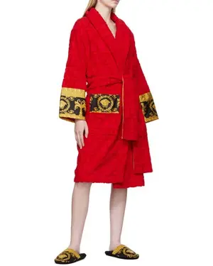 Versace Medusa Printed Flat Slippers