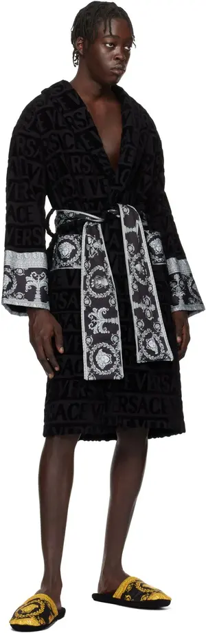 Versace Medusa Printed Flat Slippers