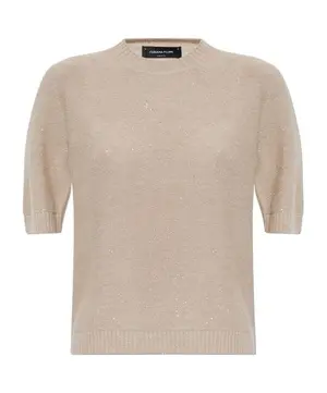 Fabiana Filippi Short-sleeved T-shirt - Beige