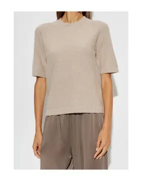 Fabiana Filippi Short-sleeved T-shirt - Beige