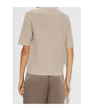 Fabiana Filippi Short-sleeved T-shirt - Beige