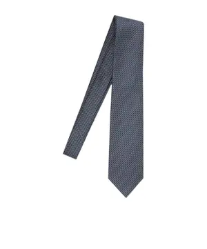 TOM FORD Pointed-tip Tie - Blue