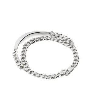LEMAIRE Curved Id Chain Bracelet