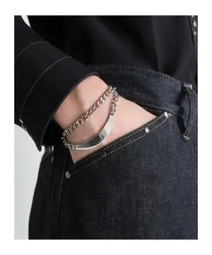 LEMAIRE Curved Id Chain Bracelet