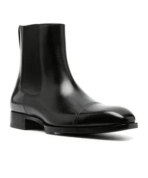 TOM FORD Elkan Leather Chelsea Boots