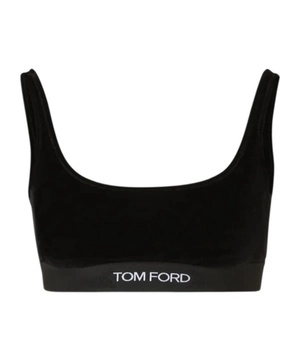 TOM FORD Stretch Lustrous Velour Signature Bralette