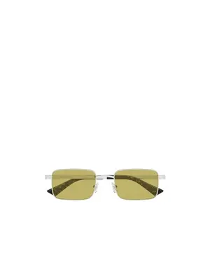 Bottega Veneta Classic Rectangular Sunglasses - Silver