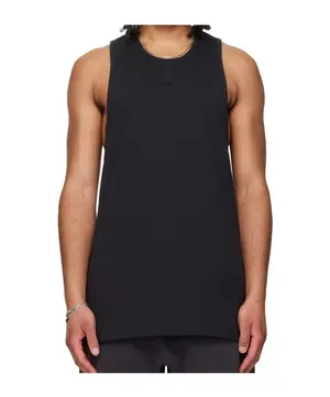 Fear Of God Ribbed Sleeveless T-shirt - Black