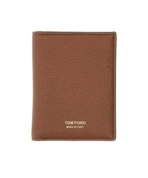 TOM FORD Folded Cardholder - Brown