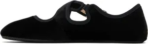 Alaïa Velvet Ballet Flats