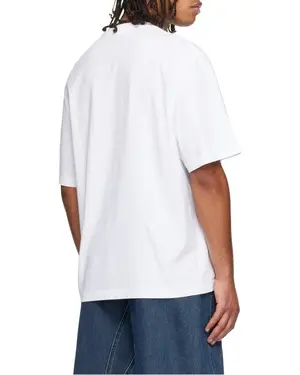 Jacquemus Logo Embroidered Straight Hem T-shirt