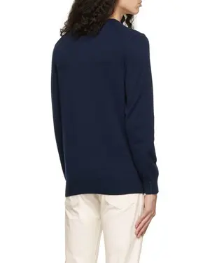 Lacoste Logo Round Neck Sweater - Black