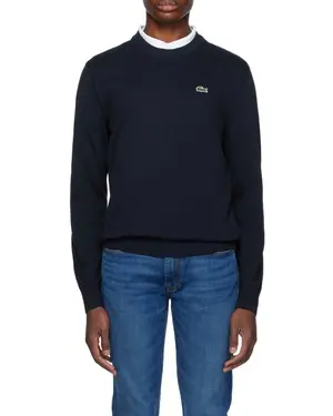 Lacoste Logo Round Neck Sweater - Black