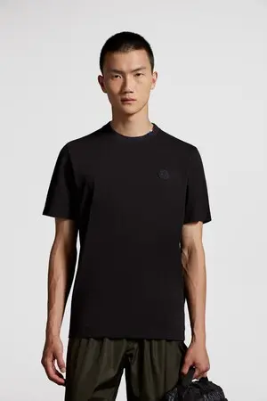 Moncler Logo Patch Crewneck T-shirt