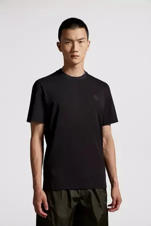 Moncler Logo Patch Crewneck T-shirt