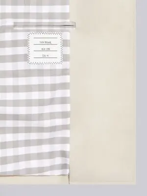 Thom Browne Rwb Striped Single-breasted Coat