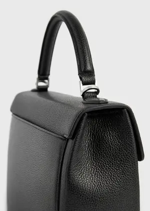 TOTEME Flap Shoulder Bag - Black