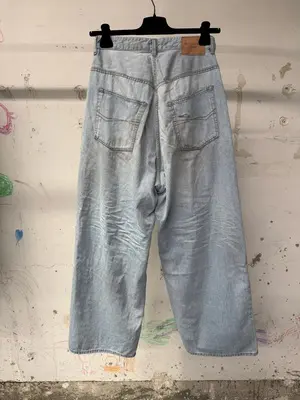 Balenciaga Distressed Baggy Jeans