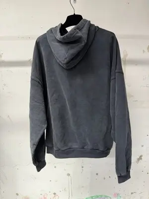 Balenciaga Logo Printed Drawstring Hoodie