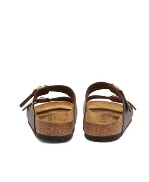 BIRKENSTOCK Logo Detail Sandals - Brown