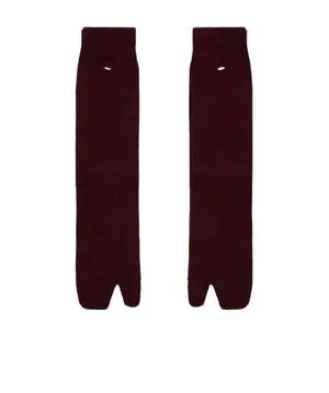 MAISON MARGIELA Tabi-toe Logo Rib-knitted Socks