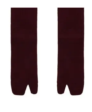 MAISON MARGIELA Tabi-toe Logo Rib-knitted Socks